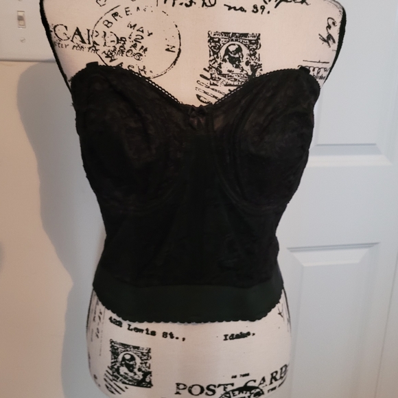 Goddess | Intimates & Sleepwear | Vintage Goddess Black Lace Corset ...